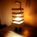 Wooden Floor Lamp,corner Room Lighting,wood Oak Light, Floor Lampshade ...