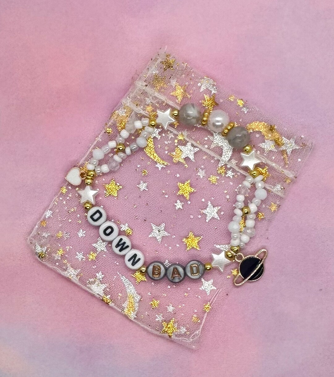 Handmade Taylor Swift Inspired Down Bad Bracelet Eras Tour Friendship ...