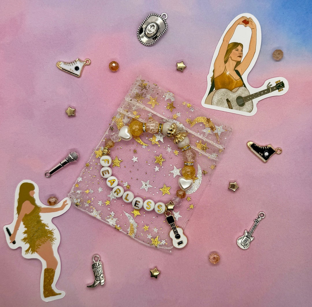 Taylor Swift Inspired Friendship Bracelet Eras Tour Bracelet Beaded ...