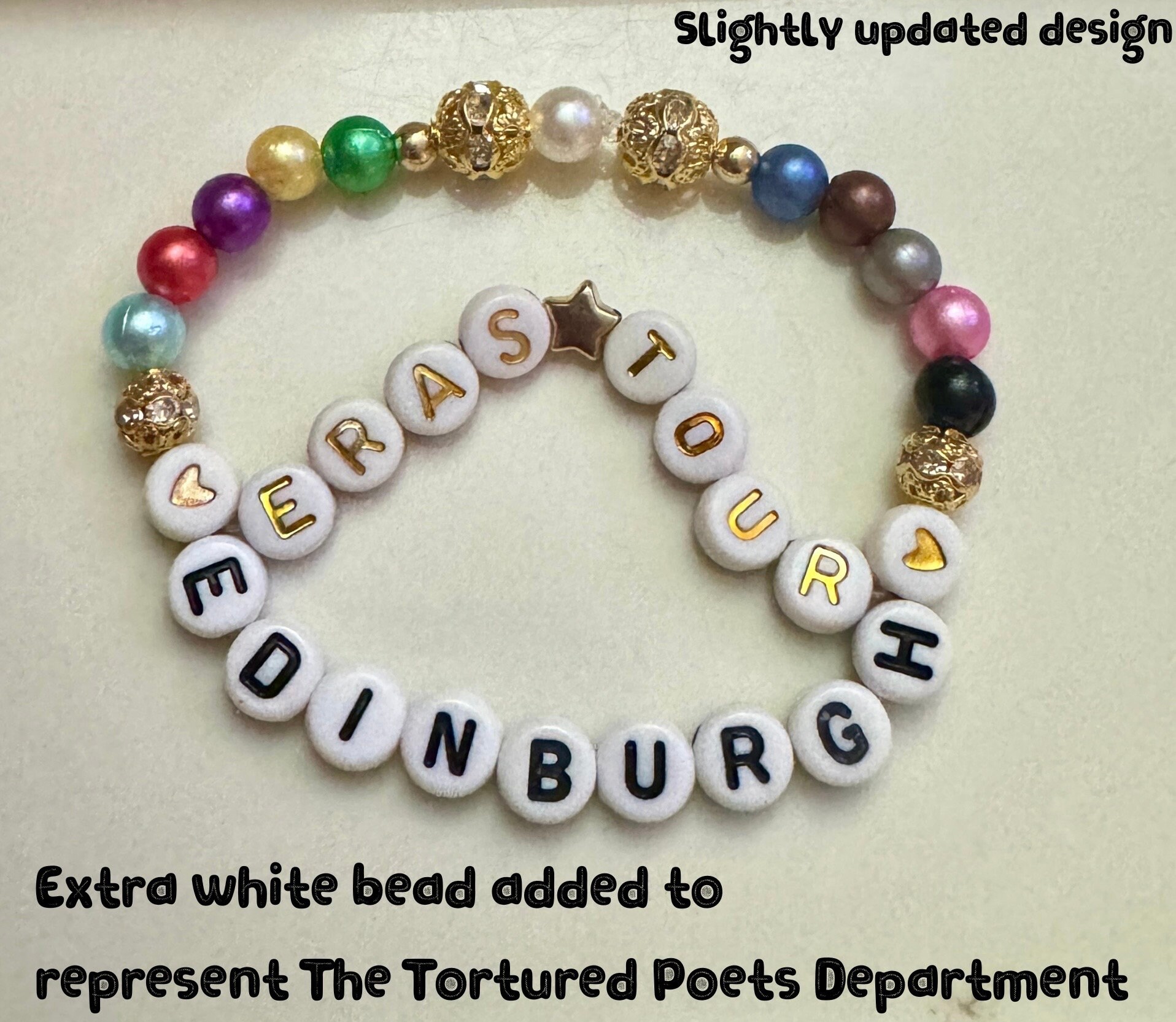 Handmade Taylor Swift Inspired Eras Tour Bracelet Custom Eras Tour ...