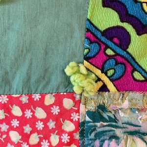 Handmade Quilted Journal Cover, Vintage Quilt Journal Cover ...