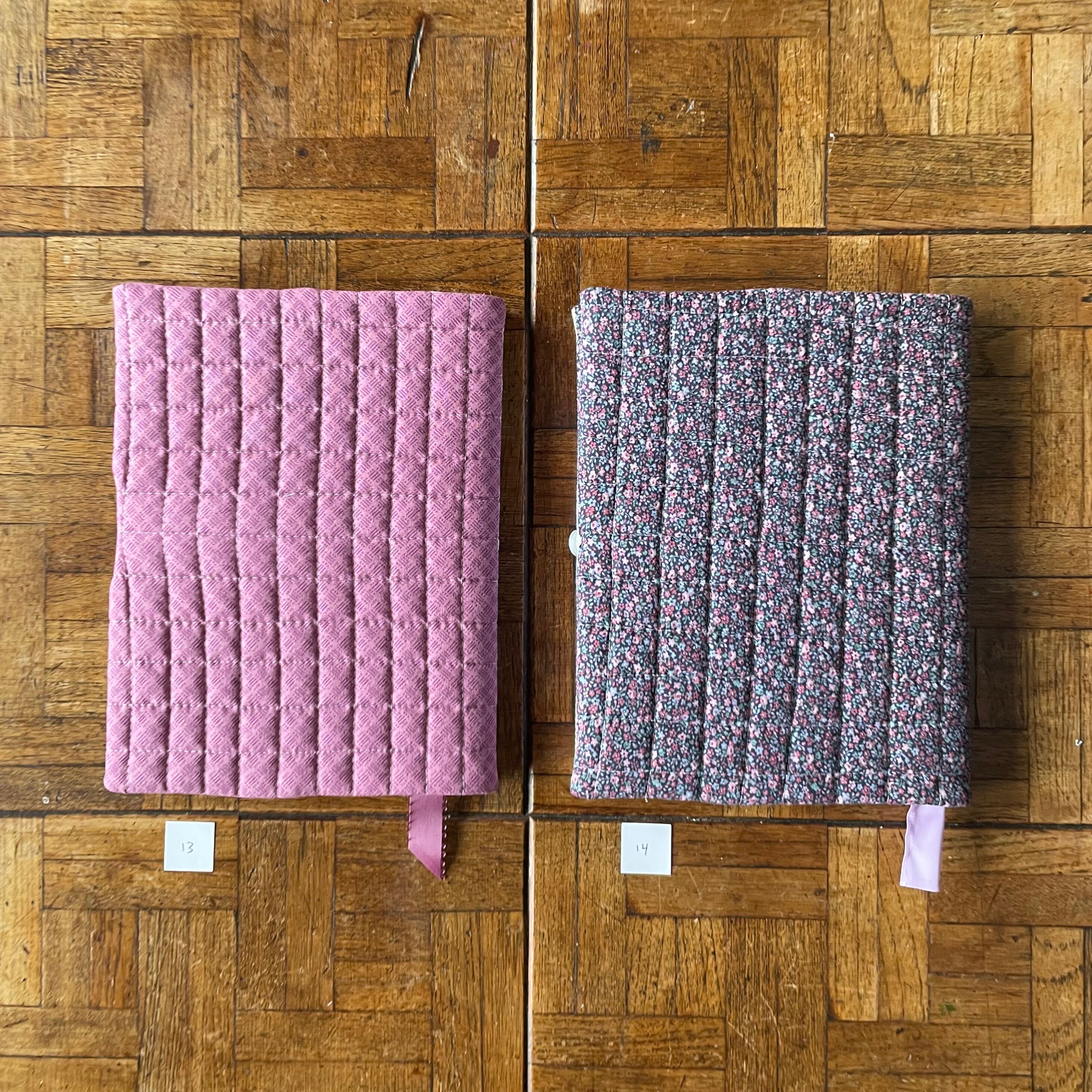 Handmade Quilted Journal Cover, Vintage Quilt Block Journal Cover ...