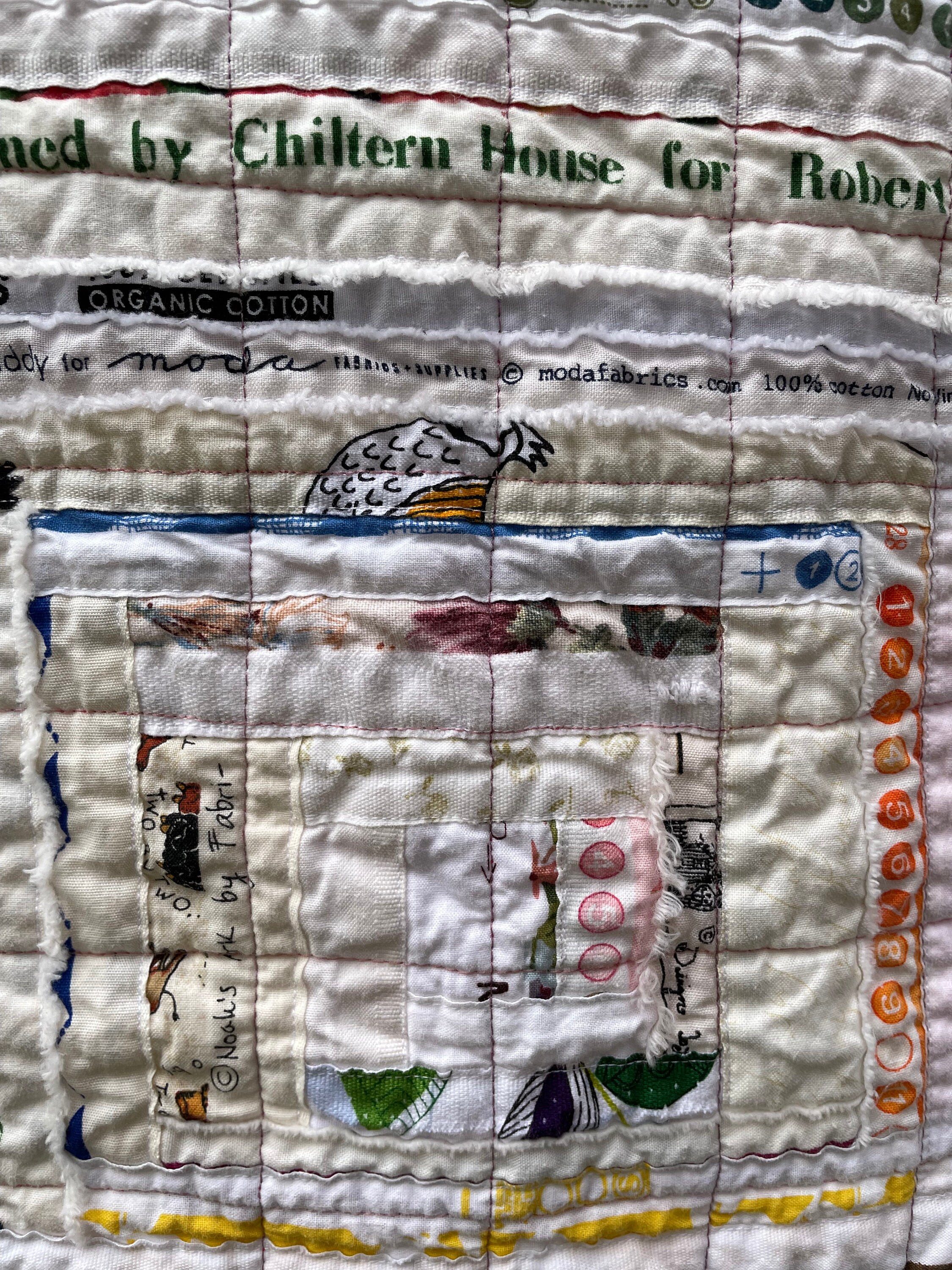 Handmade Selvedge Log Cabin Baby Quilt, Patchwork Baby Quilt - Etsy