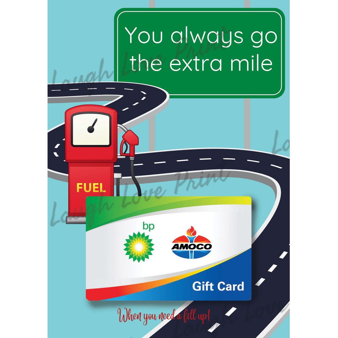 Gift Card Holder - Gas Gift Card - Add to Any of the Other Gift Card ...