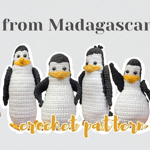 Penguins From Madagascar PDF Pattern - Etsy