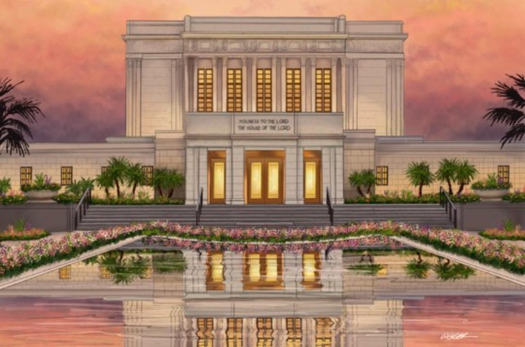 Mesa Temple Drawing: Print - Etsy