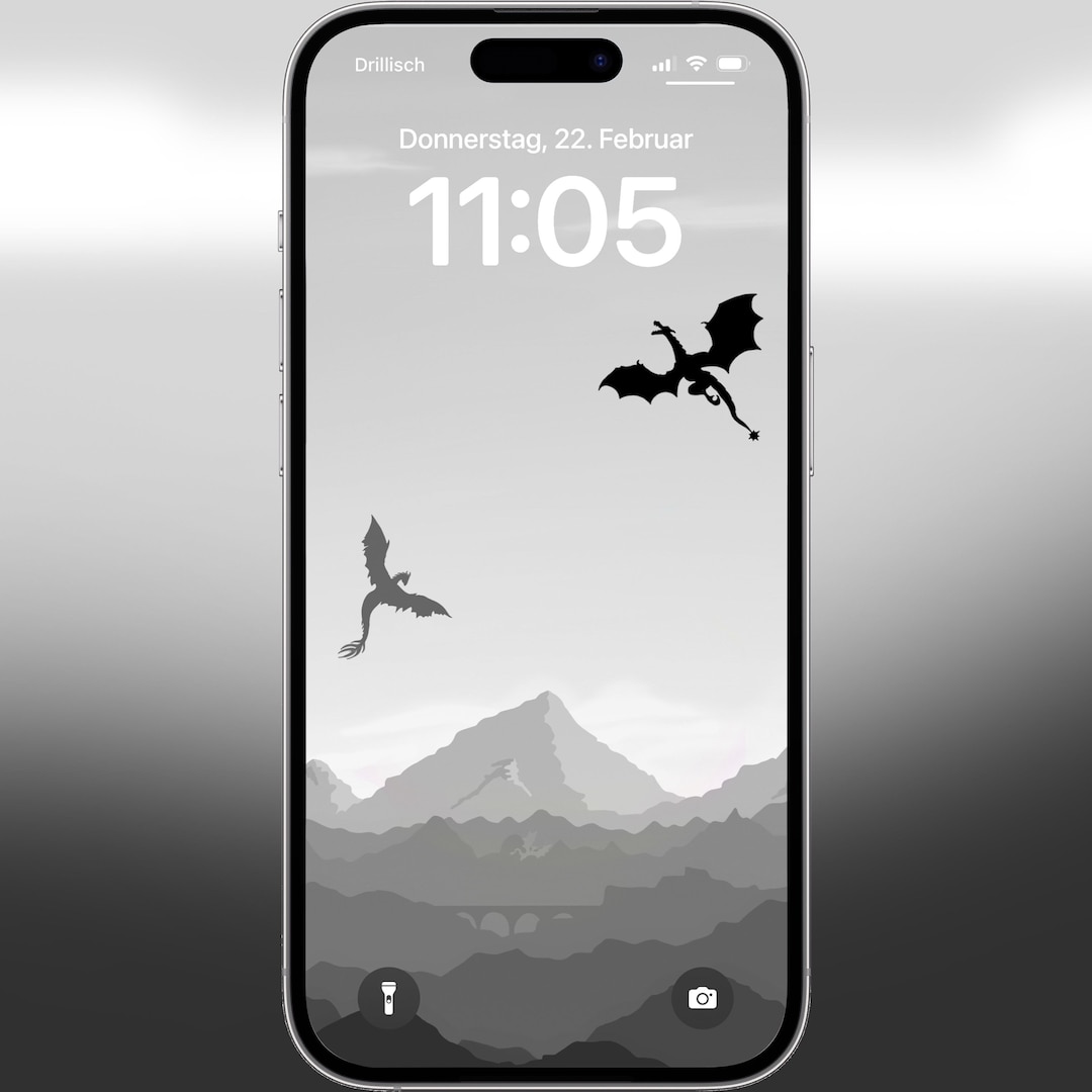 Fourth Wing Inspired Wallpaper iPhone Wallpapers Black and White - Etsy