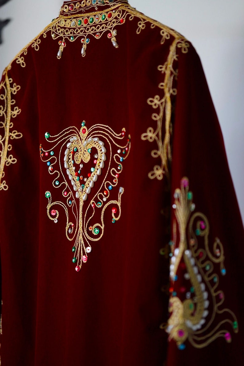 Caftan Dress "bindalli"-"thousand Branches" Oriental Traditions - Etsy