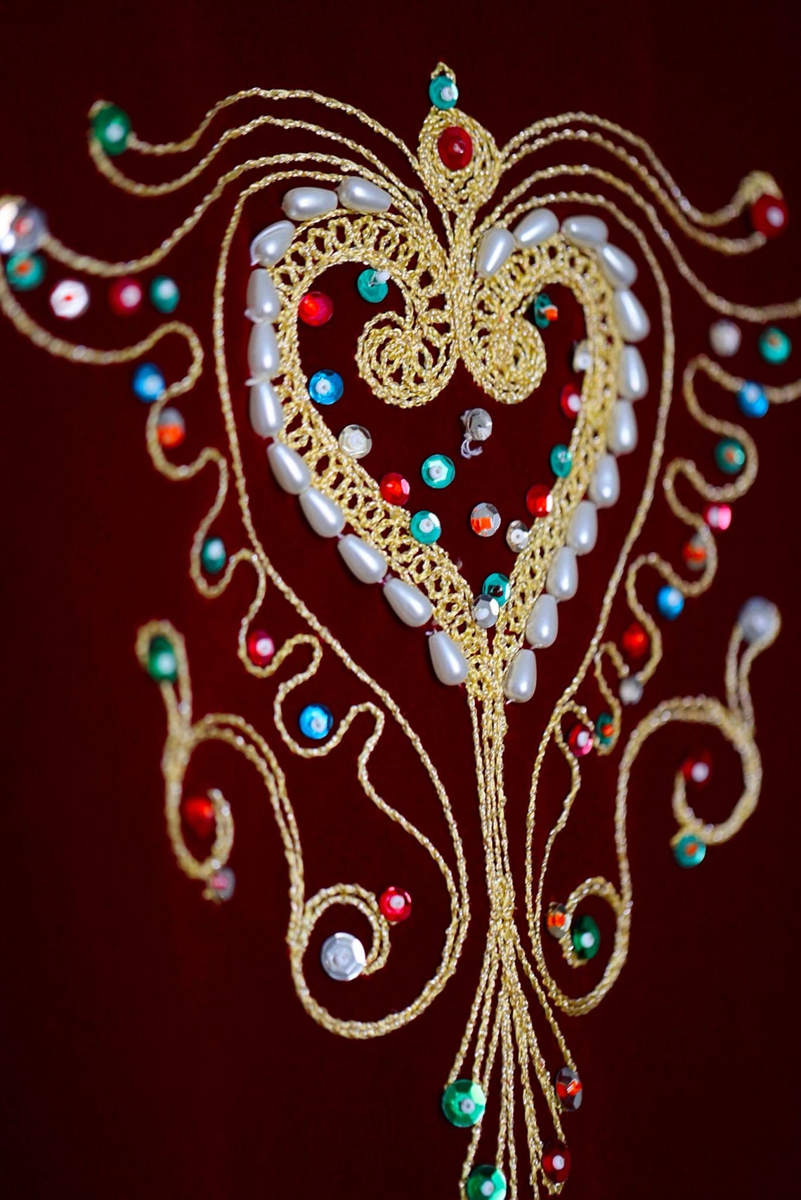 Caftan Dress "bindalli"-"thousand Branches" Oriental Traditions - Etsy