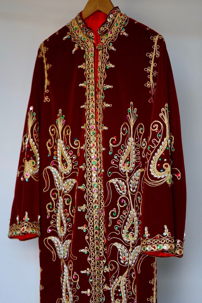 Caftan Dress "bindalli"-"thousand Branches" Oriental Traditions - Etsy