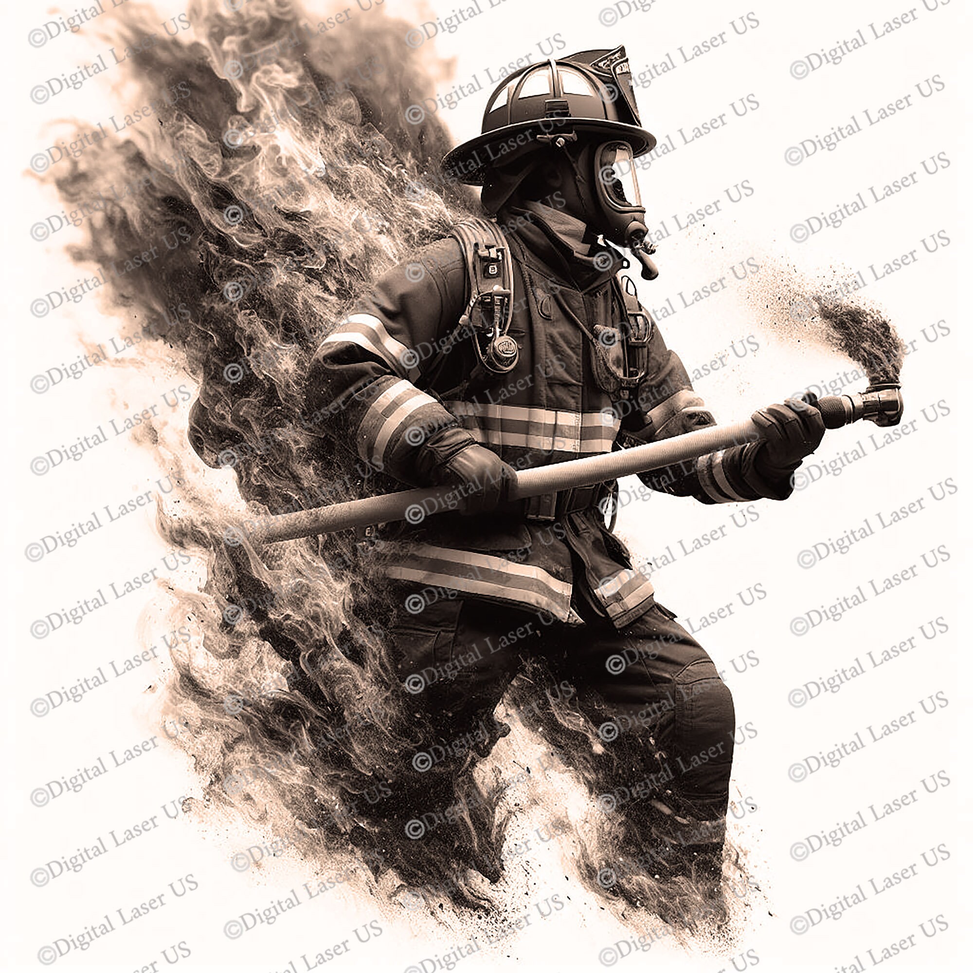 3D Illusion | Laser Burn PNG Digital File | Perfect for Engraving ...