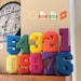 3D Rainbow Numbers Paper Craft: DIY Low Poly Template (PDF & SVG) - Etsy
