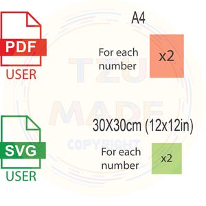 3D Rainbow Numbers Paper Craft: DIY Low Poly Template (PDF & SVG) - Etsy