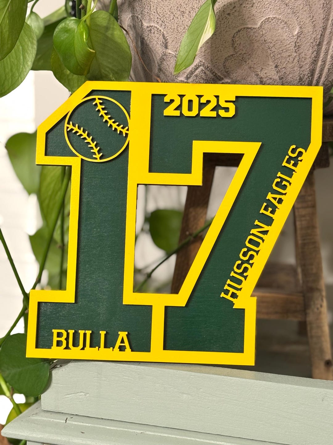 Custom Senior/athlete Number - Personalized Graduation or Sports Jersey ...