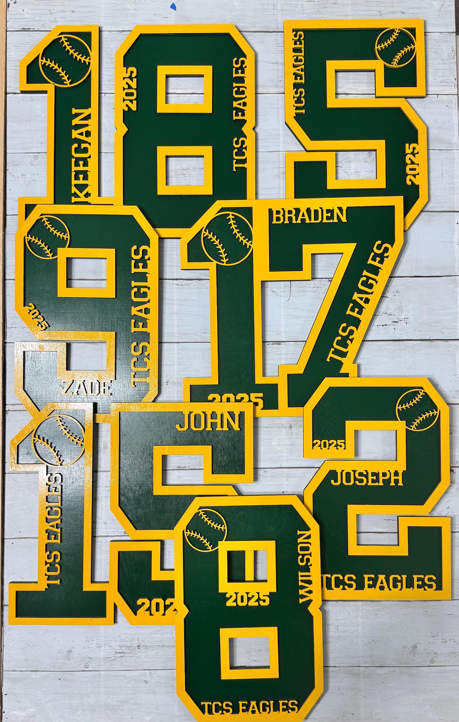 Custom Senior/athlete Number - Personalized Graduation or Sports Jersey ...