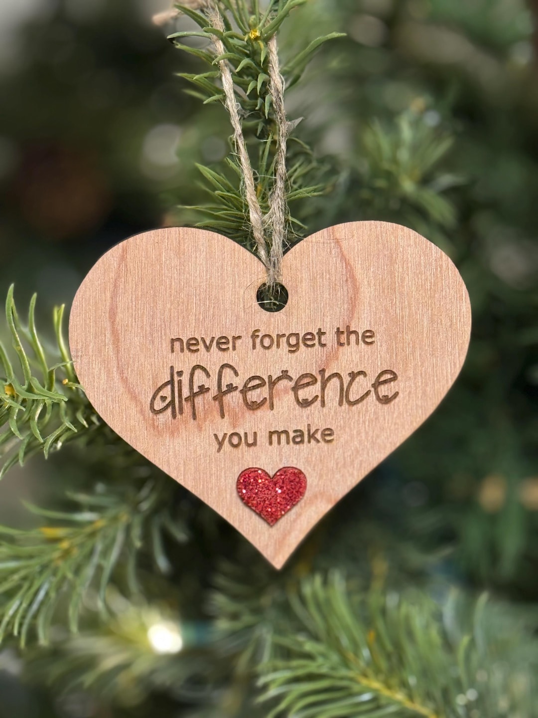 The Difference You Make Christmas Ornament – A Heartfelt Gift for Loved ...