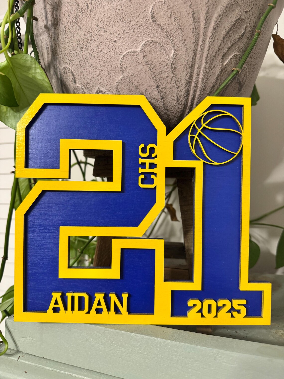 Custom Senior/athlete Number - Personalized Graduation or Sports Jersey ...