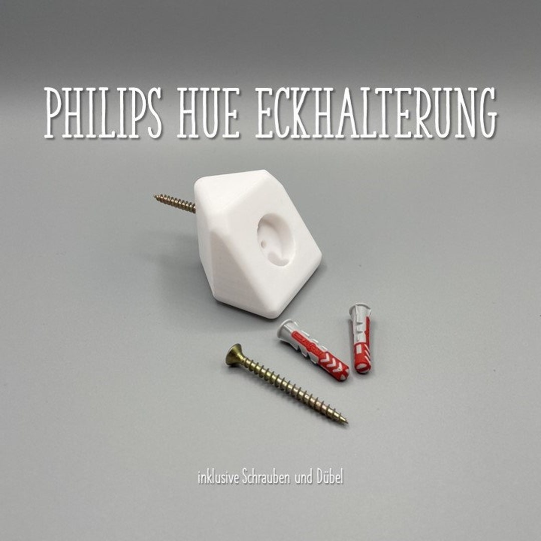 Corner Bracket for Philips Hue Motion Sensor Incl. Screws and Dowels - Etsy