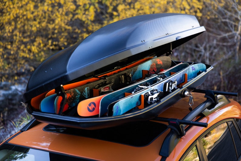 Universal Ski Rack for Rooftop Cargo/ski Box, SUUS Rack, Thule, Yakima ...