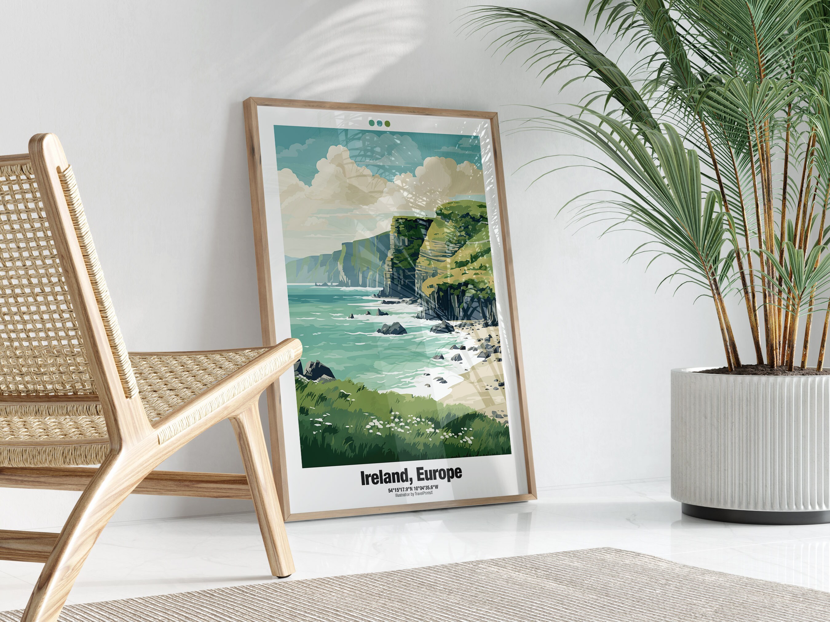 Ireland Travel Poster, Ireland Poster, Europe Travel Art, Ireland Home ...