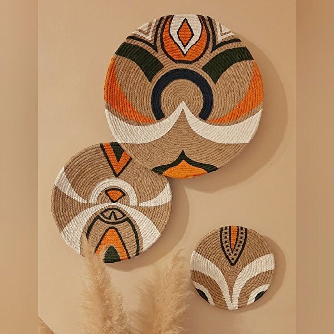 Handcrafted Horns Wall Decor Set of 3 - Etsy