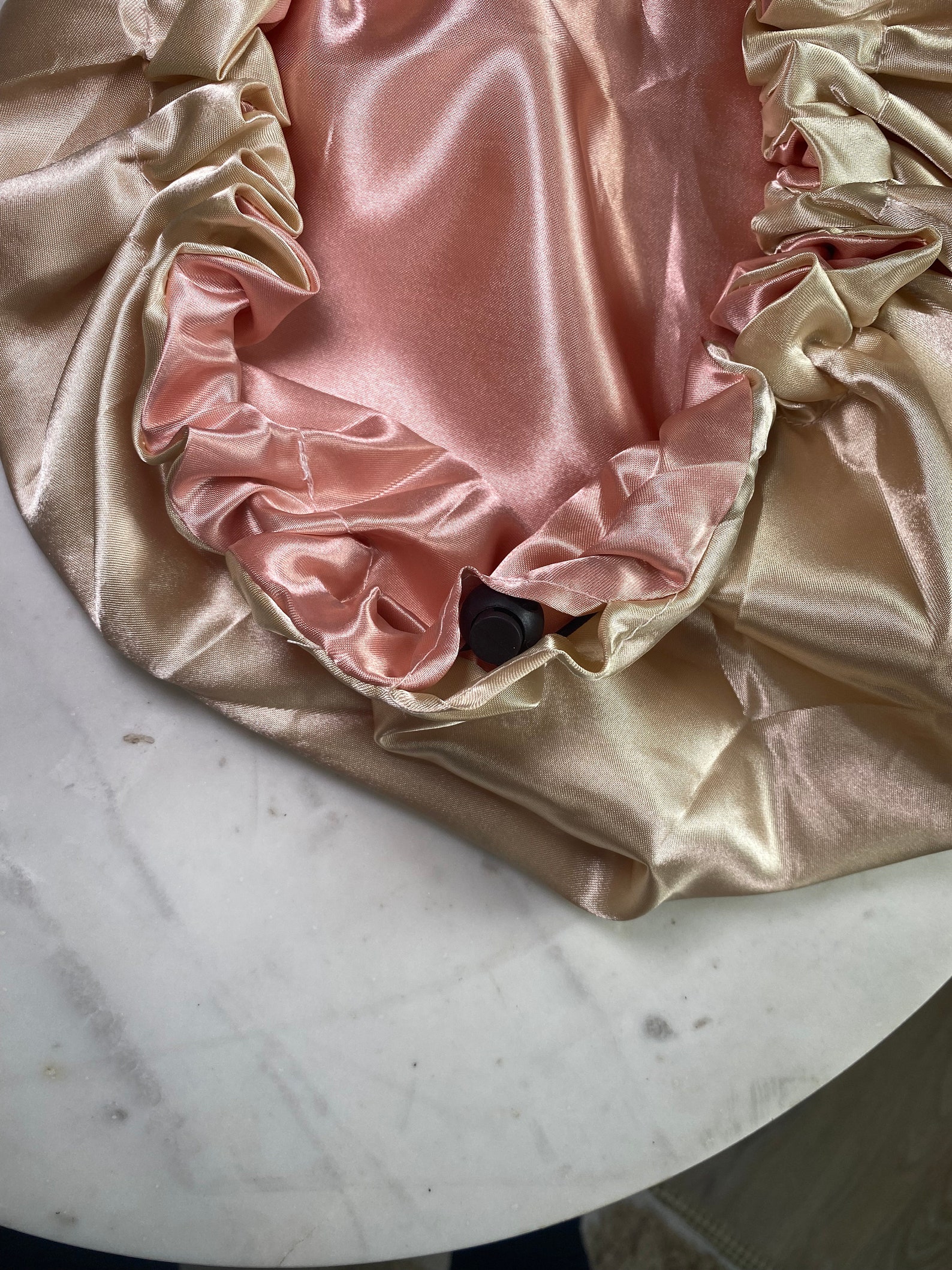 Rose Gold Satin Bonnet Pink Bonnet Silk Bonnet for Hair Sleep Bonnet ...