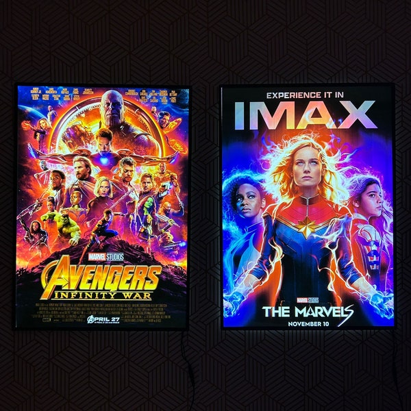 Movie Poster Light Box - Etsy