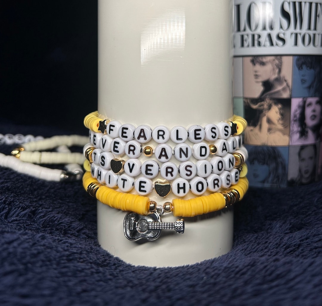 Handmade Fearless Taylor Swift Album-inspired Friendship Bracelet Set ...