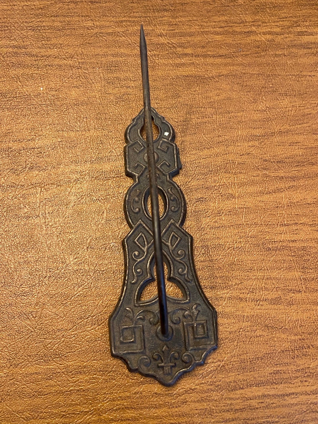 Antique Cast Iron/metal Bookkeeper's Receipt Hanger/hook Wall Mounted ...