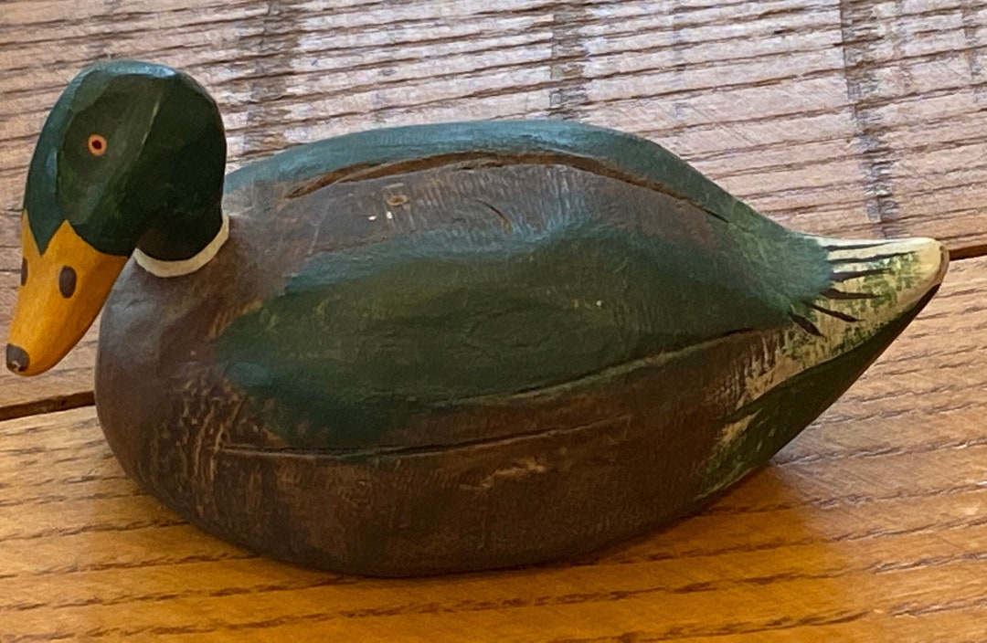 Three Small Wood Hand-painted Duck Decoys, One Roman, Inc Circa 1996 - Etsy