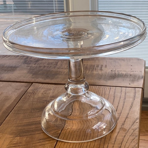 Glass Cake Stand - Etsy