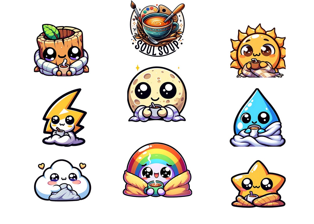 Cozy Nature Emote Pack | Cozy Digital Emote for Streamers and Content ...