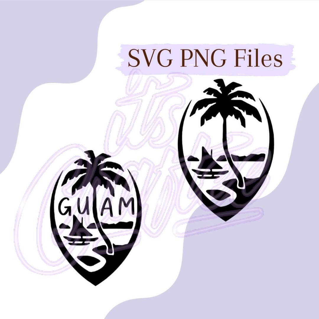 Open Guam Seal Seal SVG PNG File for Cricut - Etsy