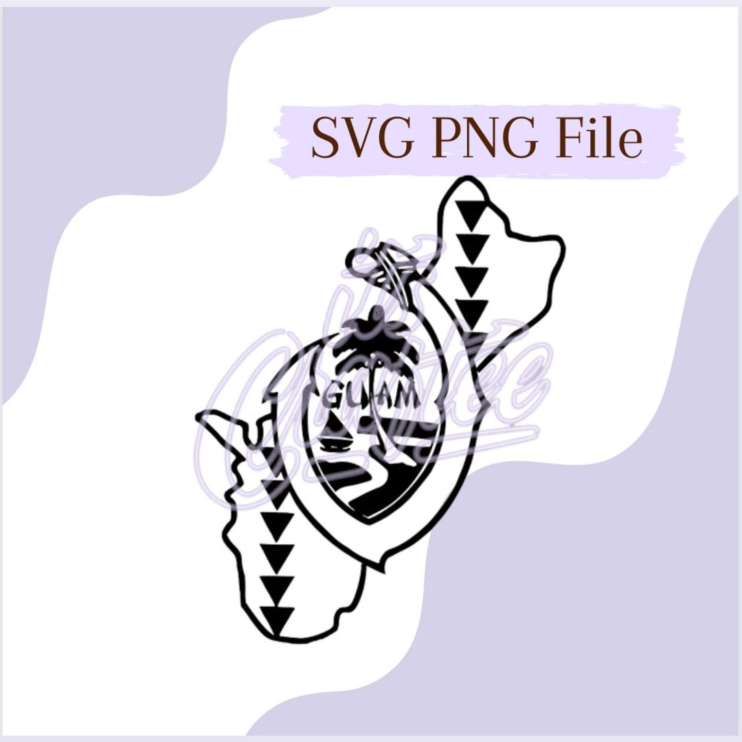 Guam Seal SVG PNG File for Cricut - Etsy