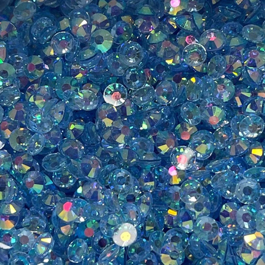 Sky Blue AB - Transparent Jelly Rhinestones - Gem Collection - 2mm, 3mm ...