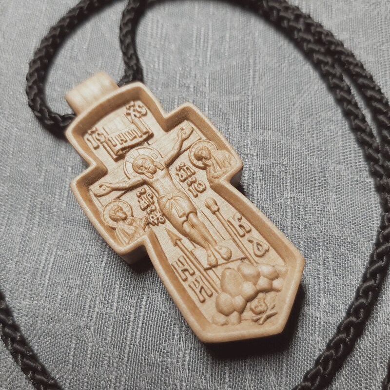 Wooden Orthodox Cross - Etsy