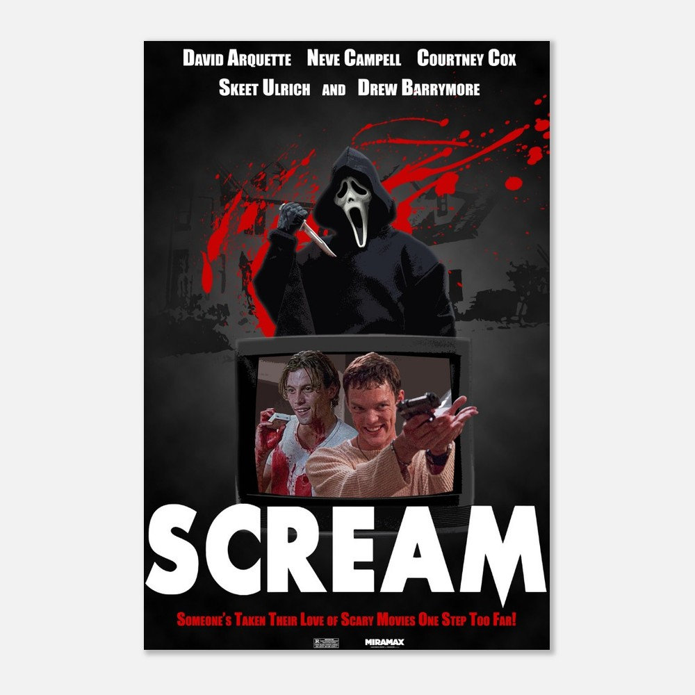 SCREAM Movie Poster 1996 - Etsy