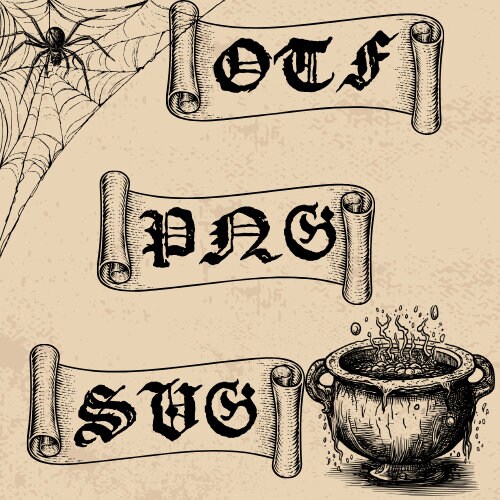 Vintage Gothic Font, Victorian Font, Logo Font, Modern Font, Branding ...