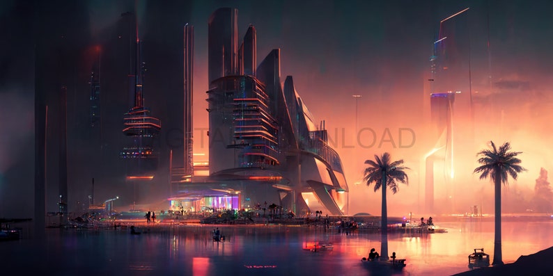 23110091 Future Scape - Etsy