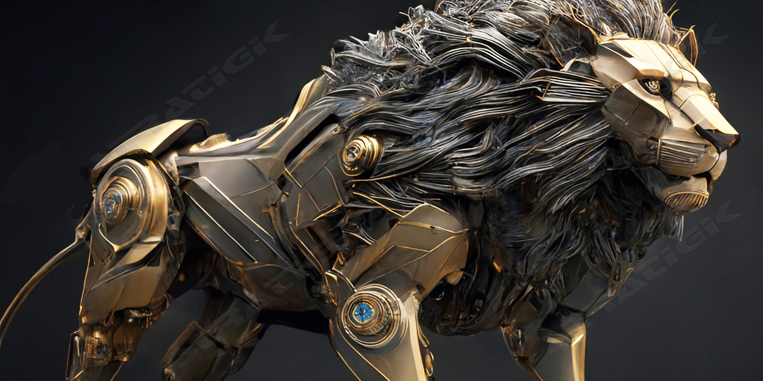 23060047 Mech Lion - Etsy