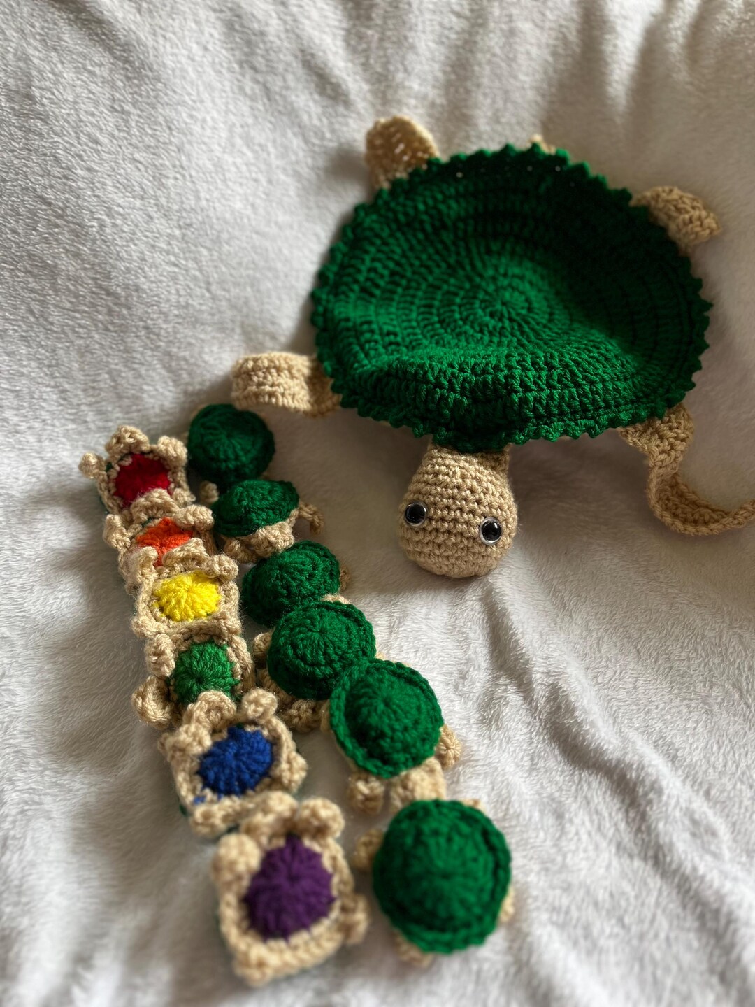 Crochet Turtle Memory Game - Etsy