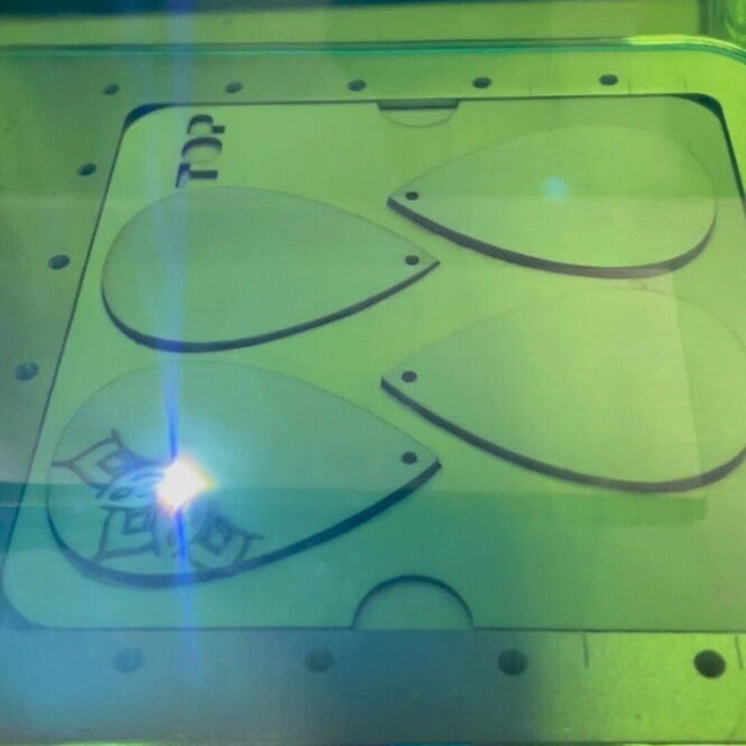 DIY Earring Engraving Jig for the Xtool F1, Laser Cut From 1/8 Inch ...