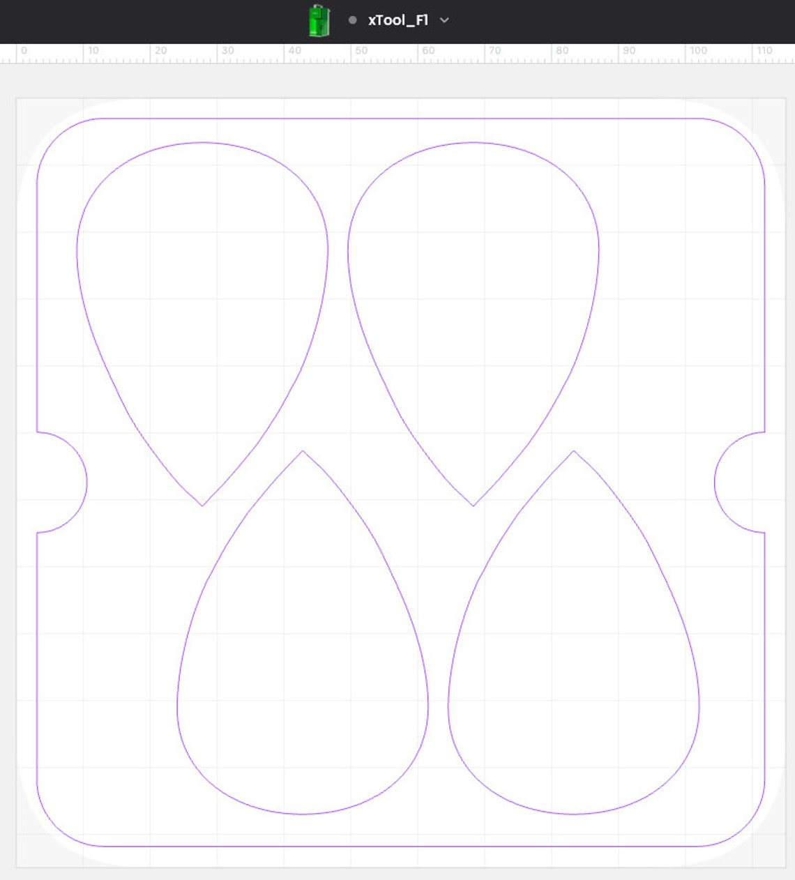 DIY Earring Engraving Jig for the Xtool F1, Laser Cut From 1/8 Inch ...