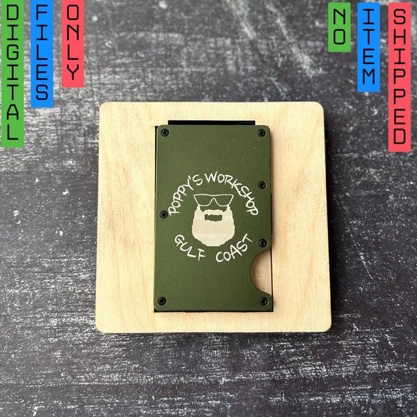 Wallet Design Laser - Etsy