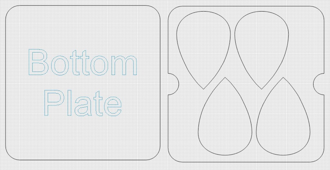 DIY Earring Engraving Jig for the Xtool F1, Laser Cut From 1/8 Inch ...