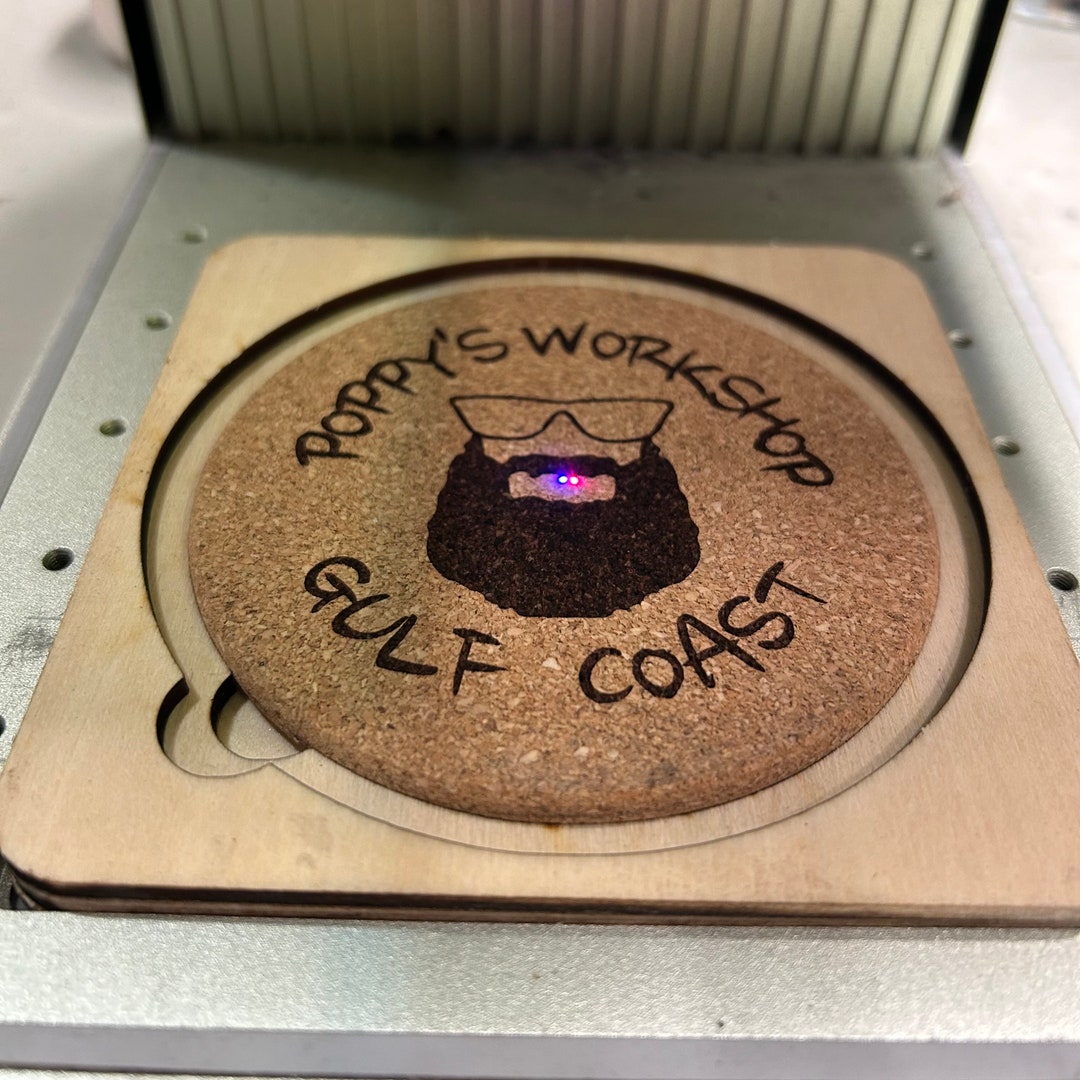 Xtool F1 Coaster Jig Insert: Multi-size DIY Laser Cut File (digital ...