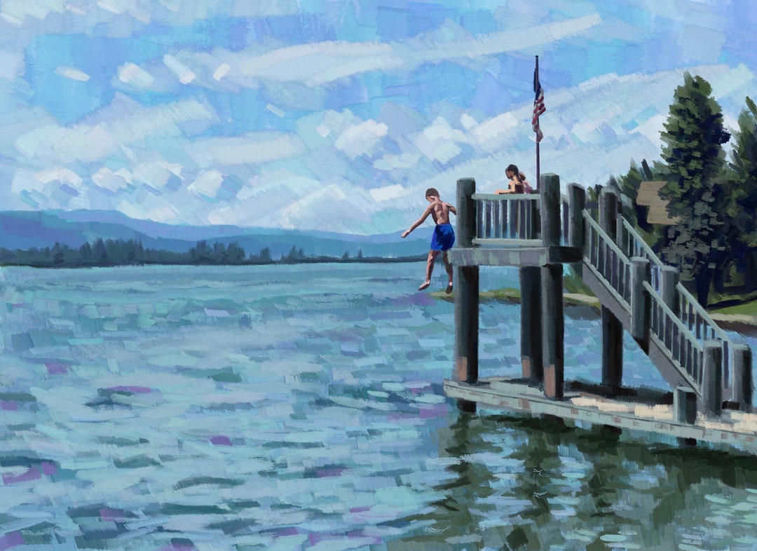 Flat Head Lake Plunge - Etsy