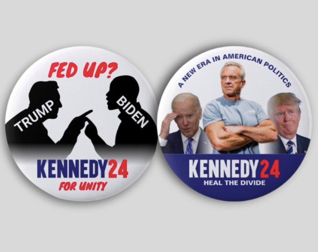 Robert F. Kennedy Jr. President 2024 Pinback Buttons ANTI - Etsy