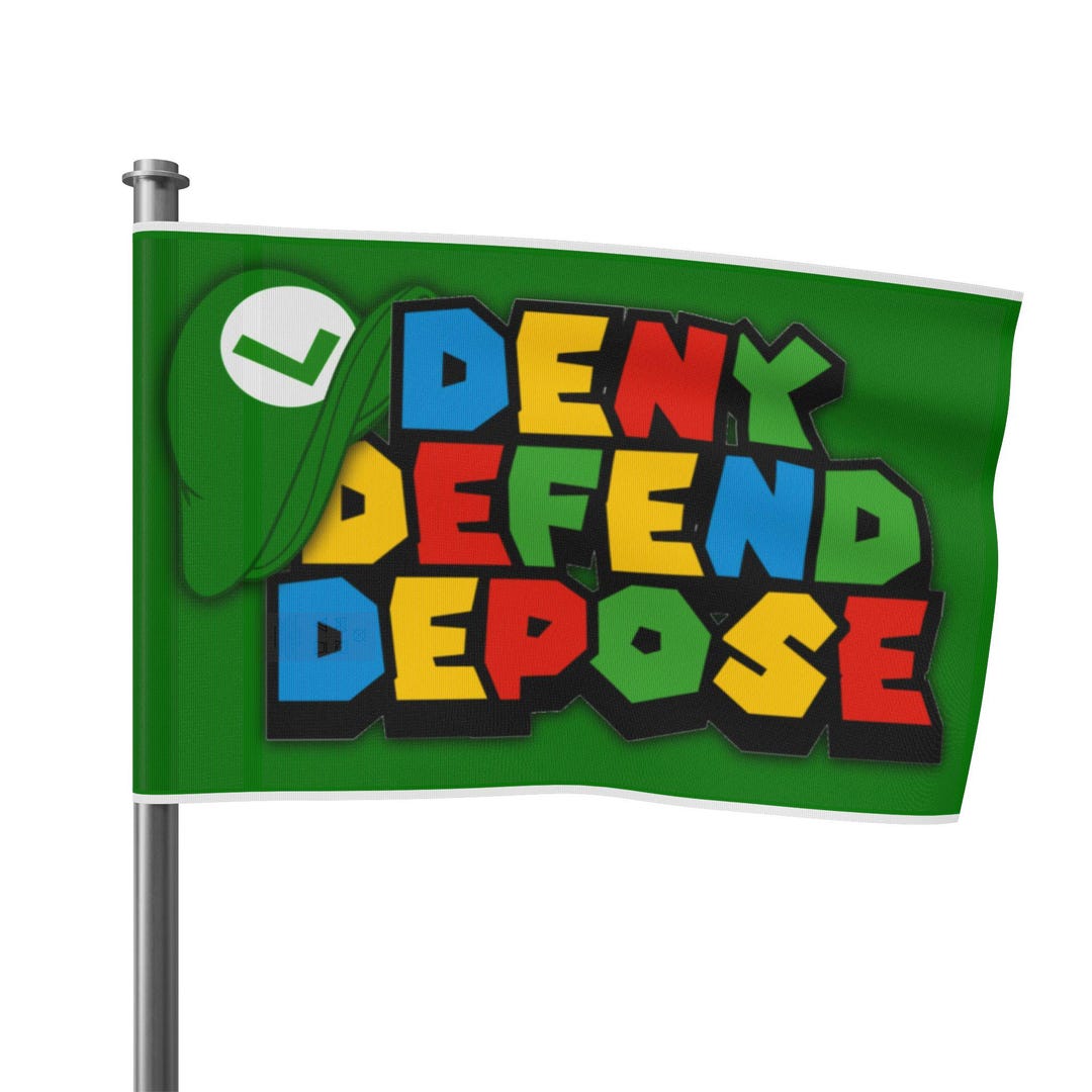 Deny Defend Depose Flag Universal Healthcare Progressive Socialist - Etsy
