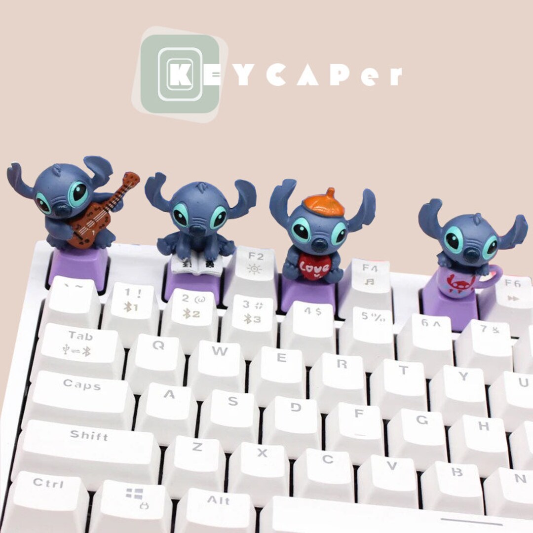 Anime Cute Cartoon Keycap DIY Handmade PBT Kecyap for MX Axis ...
